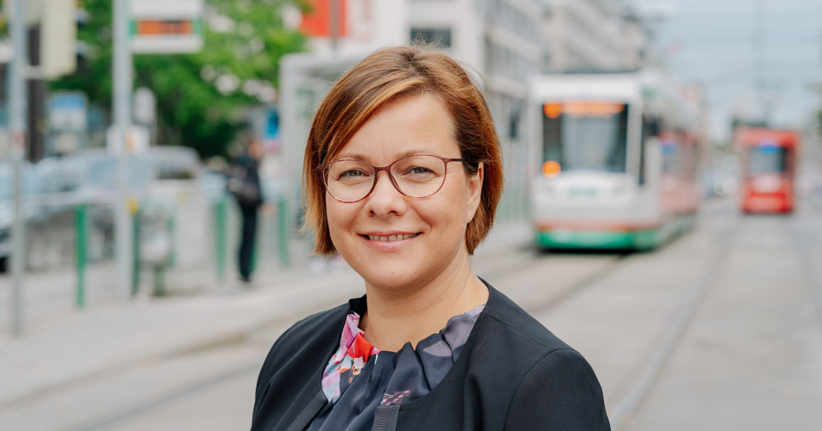 Birgit Münster-Rendel beim hierbleiben. Jobevent